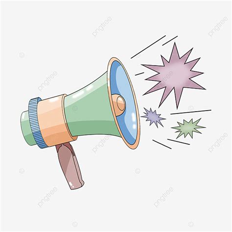 귀여운 일러스트 확성기 스피커 뿔 스피커 아름다운 Png 일러스트 및 Psd 이미지 무료 다운로드 Pngtree