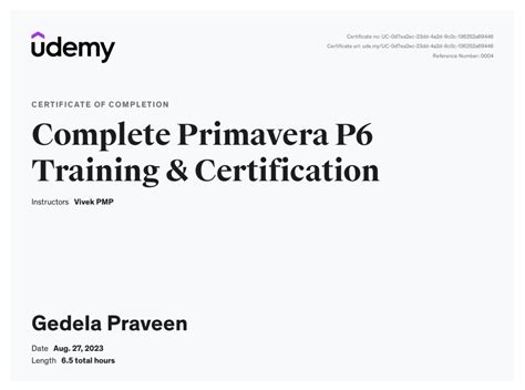 Praveen Gedela On Linkedin Udemy Course Completion Certificate