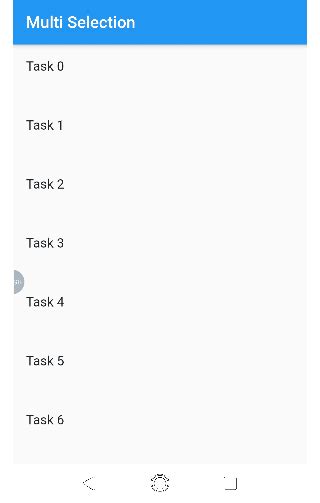 1 — Flutter Multi Selection Listview Like Whatsapp With Mobx And