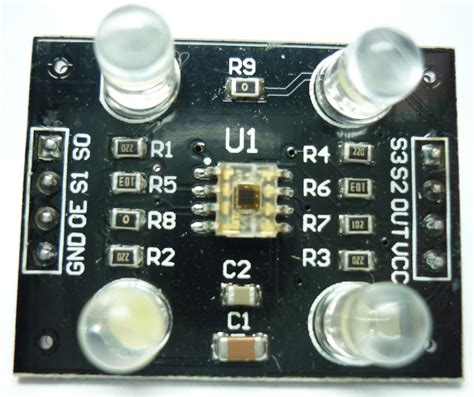 Modulo Sensor De Color Tcs230 Compatible Pic Arduino Robot 13000
