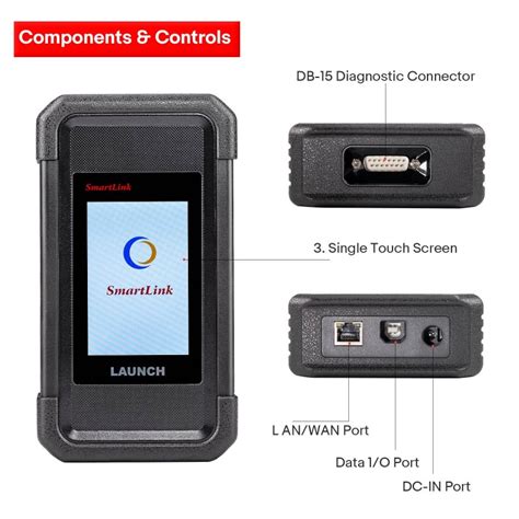 Launch X SmartLink B Remote Diagnostic Device Vehicle Data Link Connector