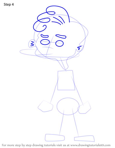 How To Draw Jimmy From Ed Edd N Eddy Ed Edd N Eddy Step By Step Drawingtutorials Com