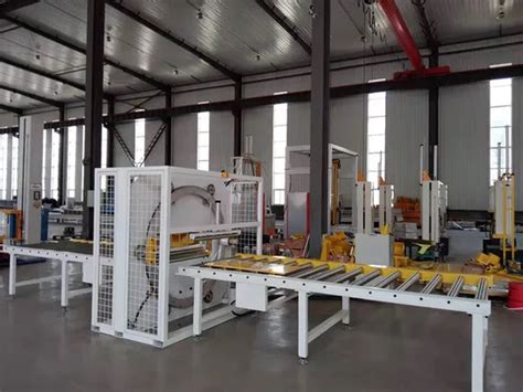 Intelligent Horizontal Fully Automatic Pallet Wrapping Machine Horizontal Orbital Stretch