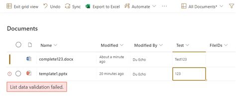 Sharepoint Online Edit In Grid View Not Working SharePoint Stack Exchange