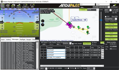 “fly To Here” Not Working In Mission Planner Sitl Mission Planner