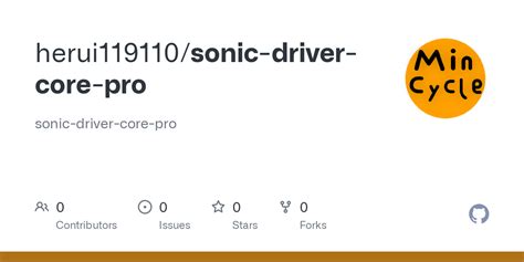 Github Herui119110sonic Driver Core Pro Sonic Driver Core Pro