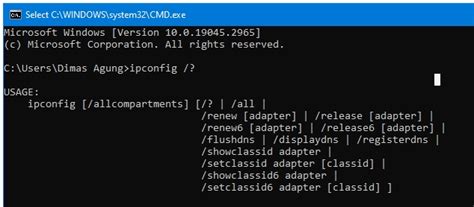 Perintah Command Promt CMD Jaringan Di OS Windows Service Keliling Komputer Jaringan