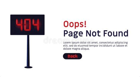 Oops Stock Vector Illustration Of System Page Service