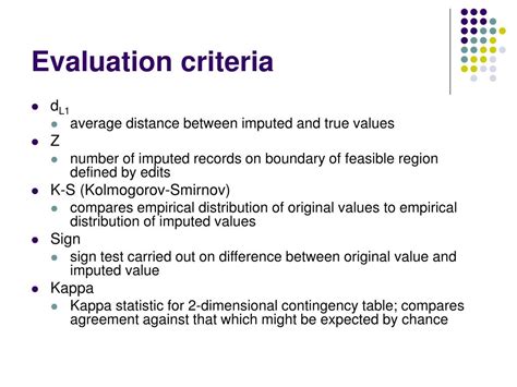 Ppt Calibrated Imputation Of Numerical Data Under Linear Edit