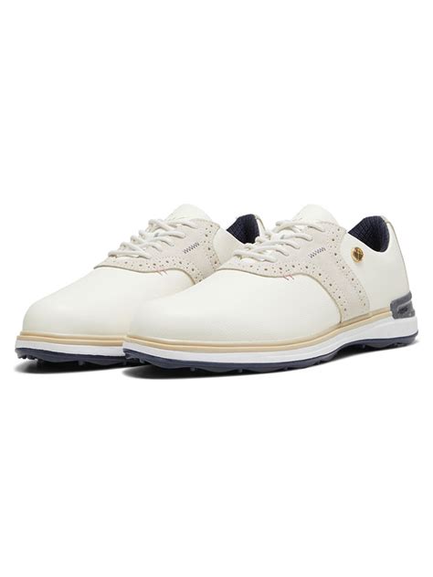Puma X Arnold Palmer Avant Golf Shoes Warm Whitedeep Navypale Pink