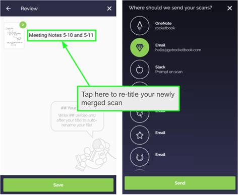 Merge Scans Android Rocketbook Help Center
