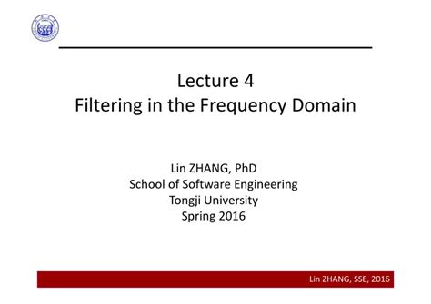 [ppt] lecture 4 filtering in the frequency domain lin zhang phd