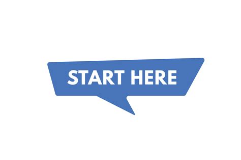 Start Here Sign