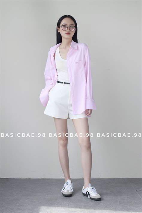 Bb Sơ Mi Basic Chất Sợi Tre Bamboo Cao Cấp đường May Chỉn Chu By Basicbae98 Basicbae 98