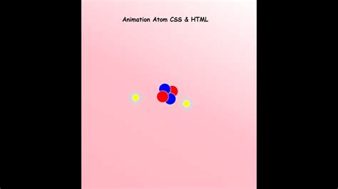 create an animated atom with orbits using only css full tutorial