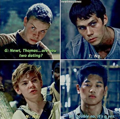 Newtmas Thomas X Newt Mazerunner By Newtmascenes Ig Maze Runner