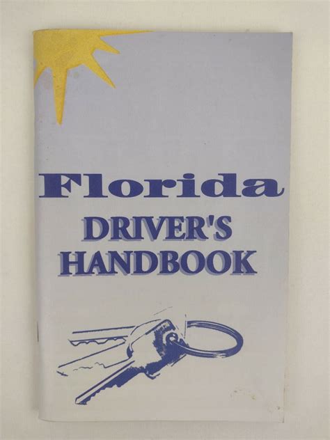 Vintage 1993 Florida Drivers License Handbook Dhsmv Paperback 96