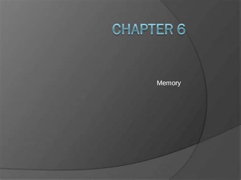 Ppt Memory Three Stages Of Memory Three Memory Stores That Differ In
