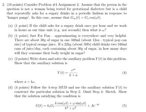 2 10 Points Consider Problem 4 Assignment 2