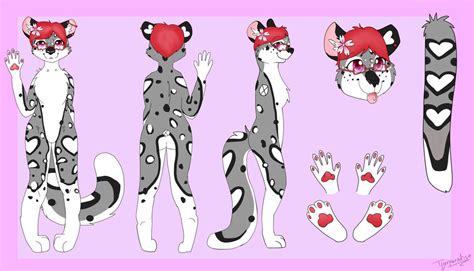 Snow Leopard Ref Sheet Commission By Tigerparadise On Deviantart