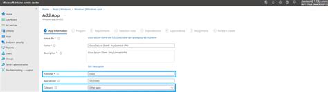 Provision Secure Client Umbrella Roaming Security Via Ms Intune Cisco