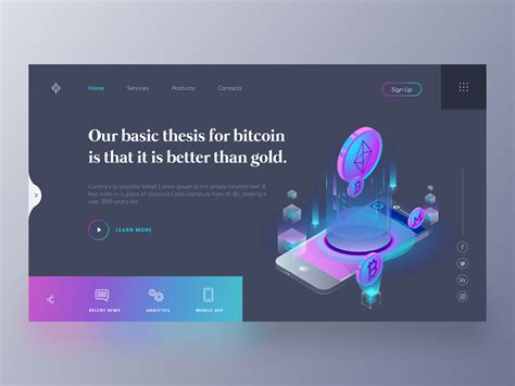 Bitcoin App Concept On Behance