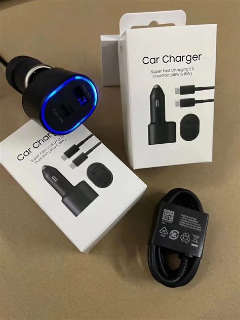 Fast Type C Adapter Dual Port Usb C Car Charger For Samsung China Samsung Car Charger And