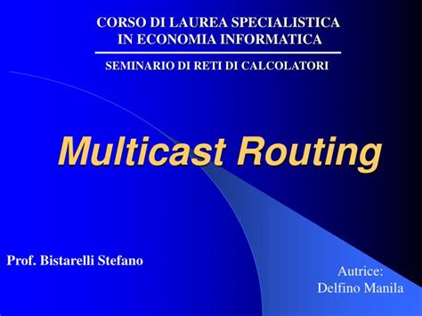 ppt multicast routing powerpoint presentation free download id 3497682