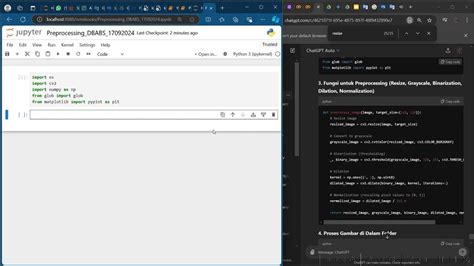 preprocessing image resize grayscale crop binarization dilation