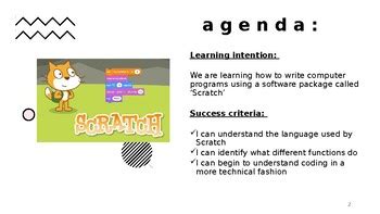 Scratch Software Coding PowerPoint By Georgia Peach Resources TPT