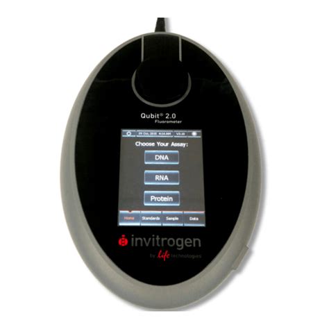 Invitrogen Qubit 2 0 User Manual Pdf Download Manualslib