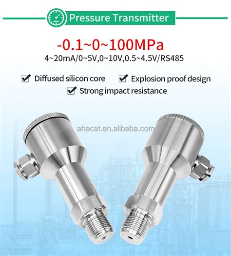 Anti Explosion Hydraulic Oil Pressure Sensor With Rs485 Modbus High Quality Anti Explosion