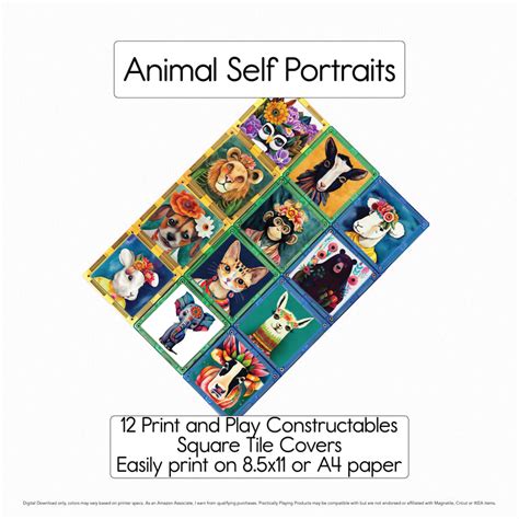 Animal Self Portraits Constructables Mini Creator Kit Practically Animal Self Portraits Constructables Mini Creator Kit Practically