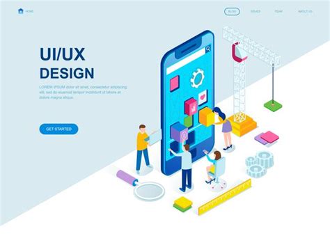 Modern Flat Design Isometric Concept Of UX And UI Design 264353 Vector Art At Vecteezy