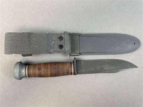 Us Navy Mk1 Bowie Knife With Sheath Matthew Bullock Auctioneers