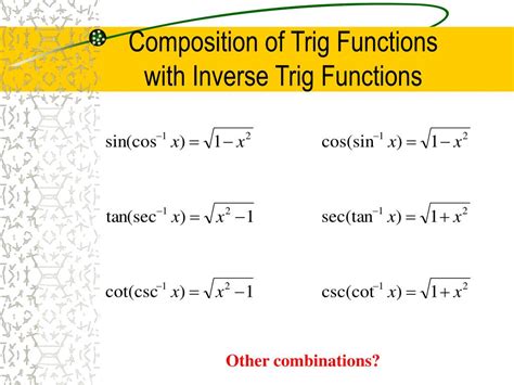 PPT MTH Elementary Functions Chapter Trigonometric Identities Inverse Functions And