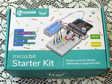 1 český BBC microbit Starter kit Bastlírna HWKITCHEN