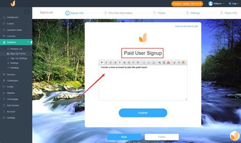 How To Create A Signup Form For A Paid Exam OnlineExamMaker Blog