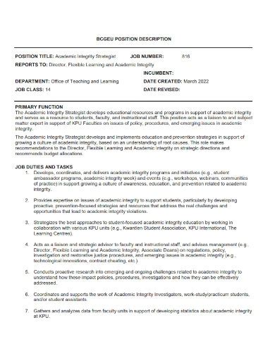 Integrity 39 Examples Format How To Develop Pdf