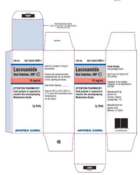 Lacosamide Oral Solution Package Insert Prescribing Info