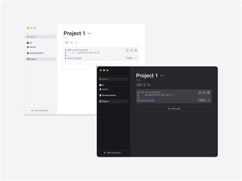 Code Snippets App Prototype By Michael Tong On Dribbble