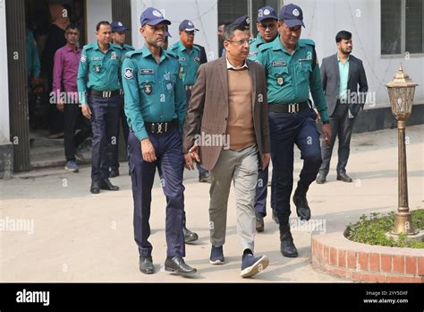 Former Goverment Executives Trial In Bangladesh Police Personnel Escort Detainees Chowdhury