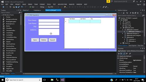 C Entity Framework CRUD Operation Part YouTube