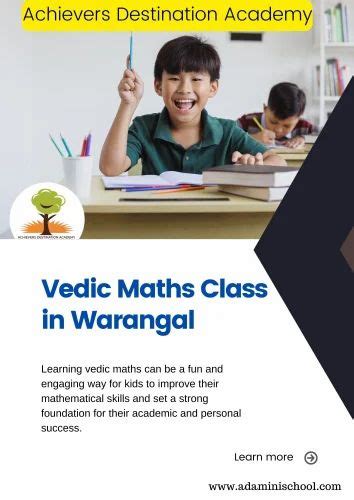 Best Vedic Maths Classes In Warangal At ₹ 999month In Kolkata Id