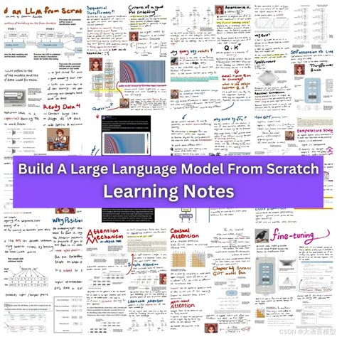 Github热门机器学习笔记「从零构建大型语言模型」（附教程）