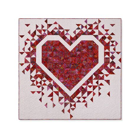 Exploding Heart Kit Quilt Tutorial