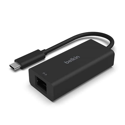 Customer Reviews Belkin USB Type C To 2 5 Gb Ethernet Adapter USB IF Certified Thunderbolt 3