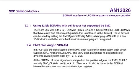 Re Lpc54618j512 With Sdram Interface Nxp Community