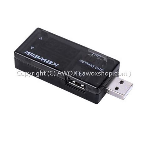 Double Row Shows USB Current Voltage Tester USB Voltage Ammeter USB Detector Dual USB Current