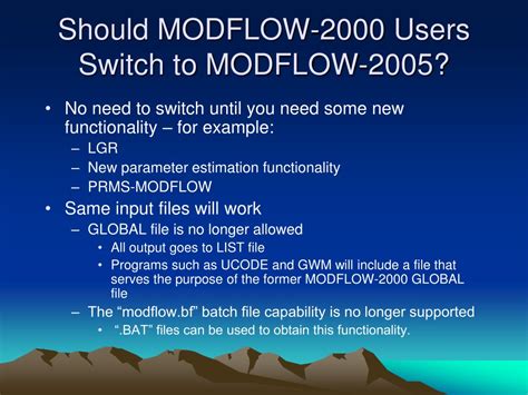 Ppt Introduction To Modflow Concepts Techniques Methodologies Powerpoint Presentation